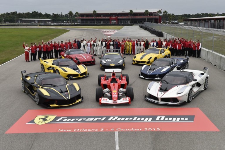 Ferrari Racing Days: Il cavallino rampante nel sud degli States ...