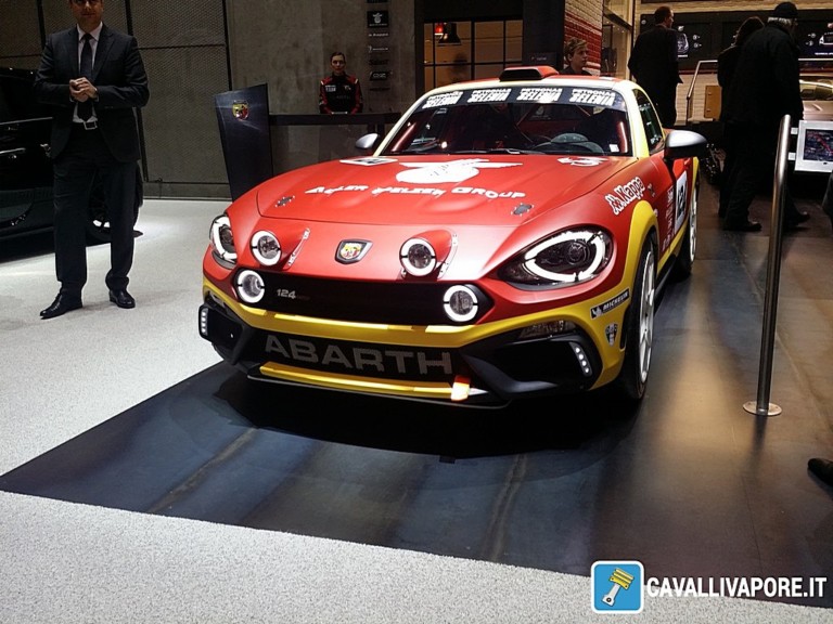 Fiat 124 Spyder Rally Abarth LIVE GIMS 2016 Davanti | Cavalli Vapore