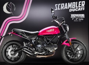 Ducati Scrambler: livrea rosa shocking per la Notte Rosa | Cavalli Vapore